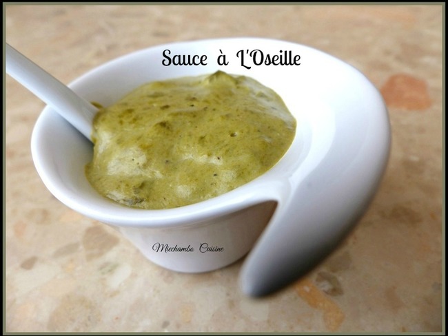 Sauce à l' oseille - - Recette par Miechambo Cuisine