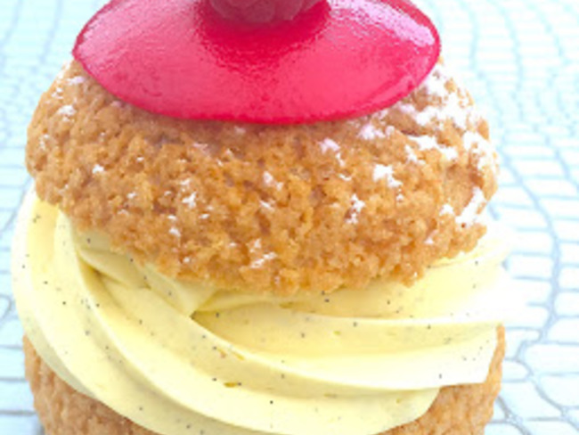 Choux Vanille-Framboise - Recette par les sucreries de Yory