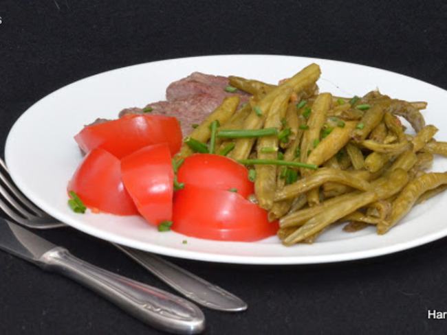 Haricots verts sautés - Recette par Nadji