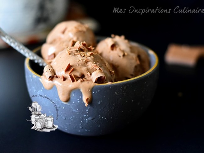 Glace au chocolat avec 3 ingrédients - Recette par Mes inspirations ...