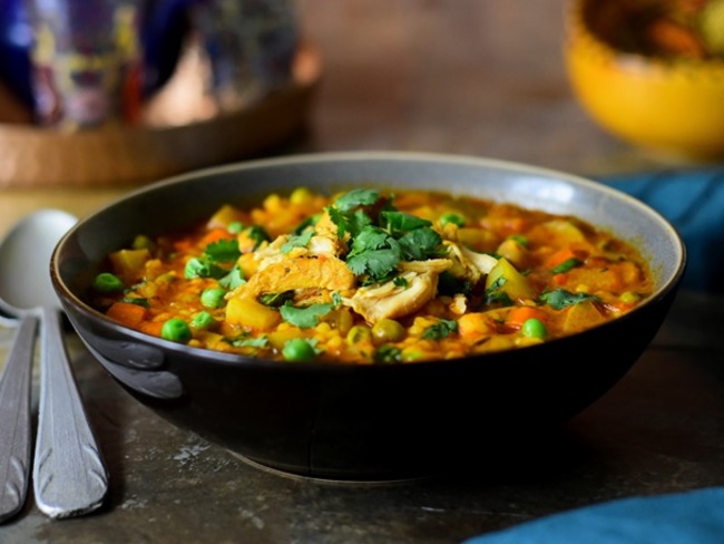 Berkoukes soupe algerienne au poulet et legumes - Recette par Mes ...