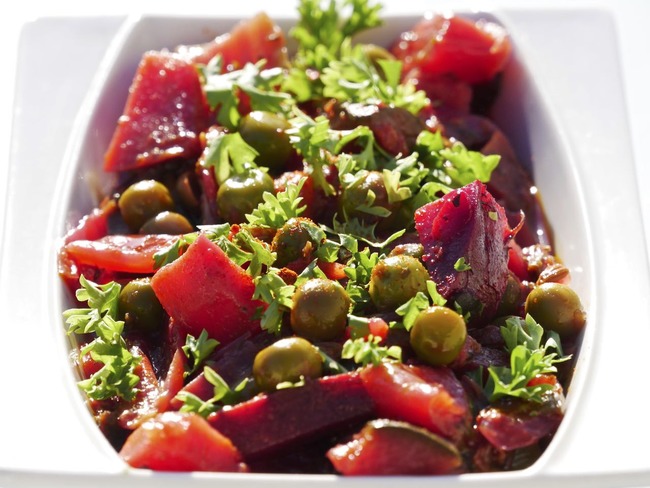 Cuisine alcaline : printanière de légumes rouges - Recette par Bouchées ...