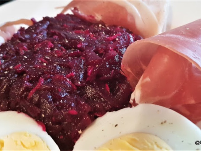 Salade de betterave au raifort - Recette par Catalina - Le Blog de Cata