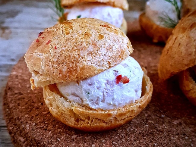 Petits choux salés pour l'apéritif - Recette par CulinaireAmoula