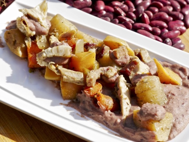 Six légumes à la crème de légumineuses - Recette par Bouchées Doubles