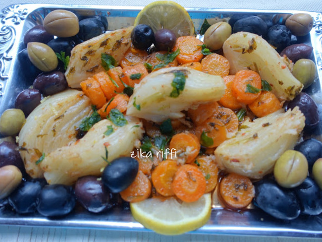 Torchi besbes et sennarya, fenouils et carottes braisés pour le ramadan ...