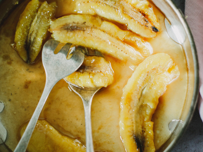 Banane flambée - Recette par Tangerine Zest