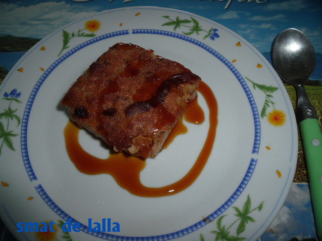 PUDDING AU PAIN RASSIS - Recette par smat de lalla