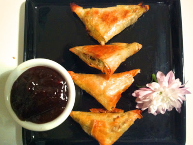 Samoussas aux crevettes - Recette par Le Yin