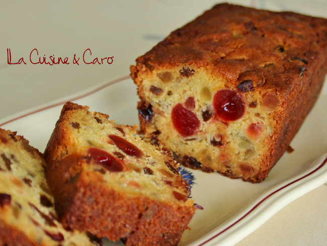 Cake aux Fruits confits - Recette par La Cuisine & Caro