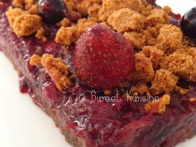 Les tartelettes aux fruits rouges aux Bastogne - Recette par Sweet Kwisine