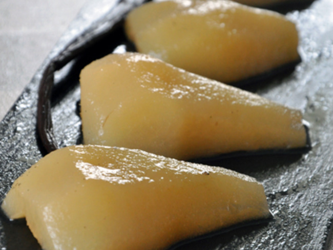 Poires au sirop - Recette par Niya