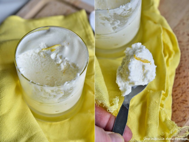Mousses légères au citron - Recette par une aiguille dans l potage