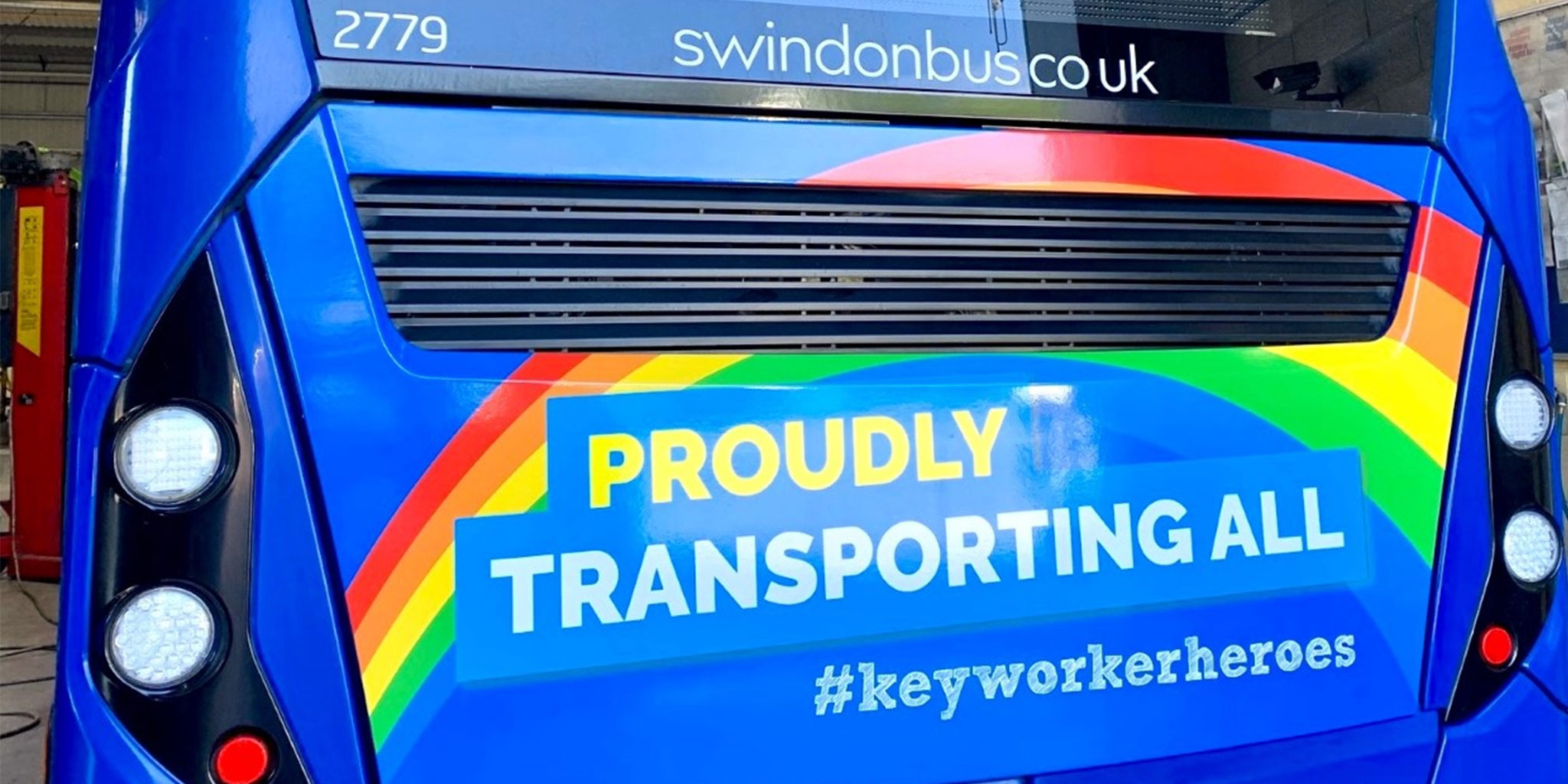 Our tribute bus to key workers - Swindon's Bus Company