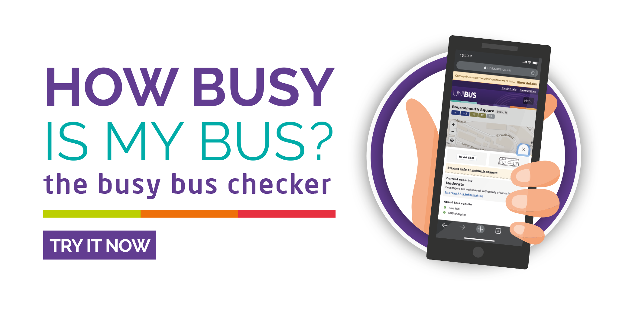 How busy is my bus? Try the Busy Bus Checker - UNIBUS
