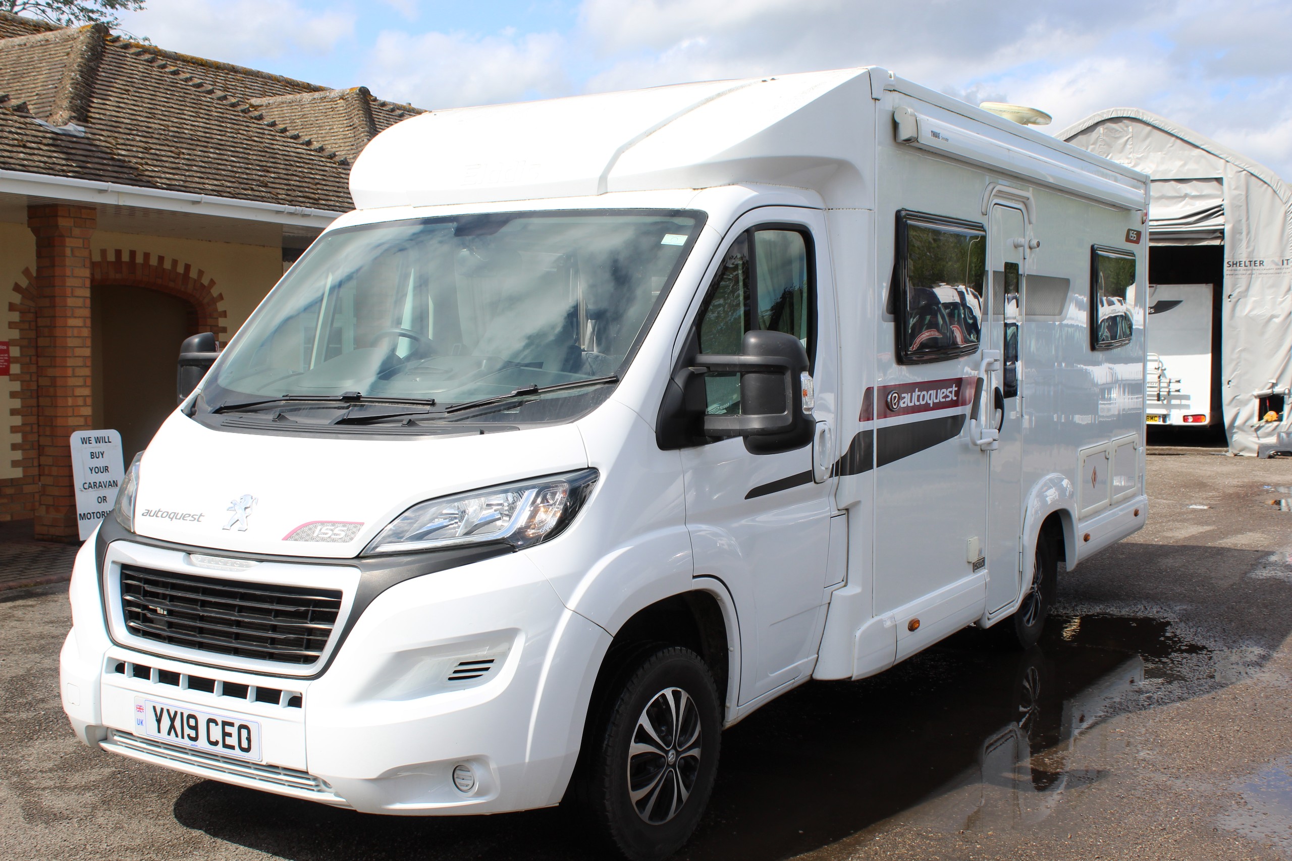 2019 Elddis Autoquest 155 White