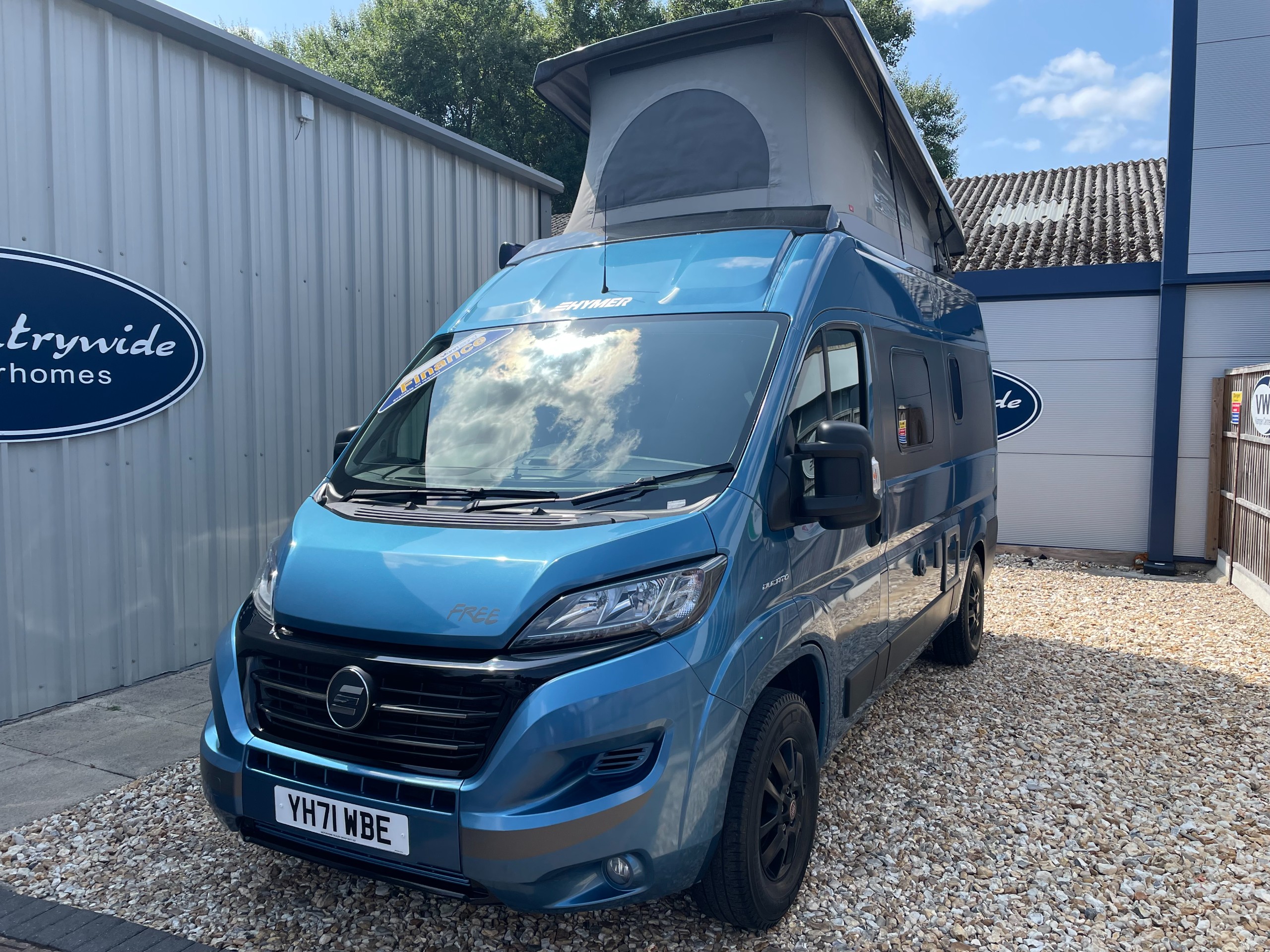 2021 Hymer Free 540 Blue Evolution Blue