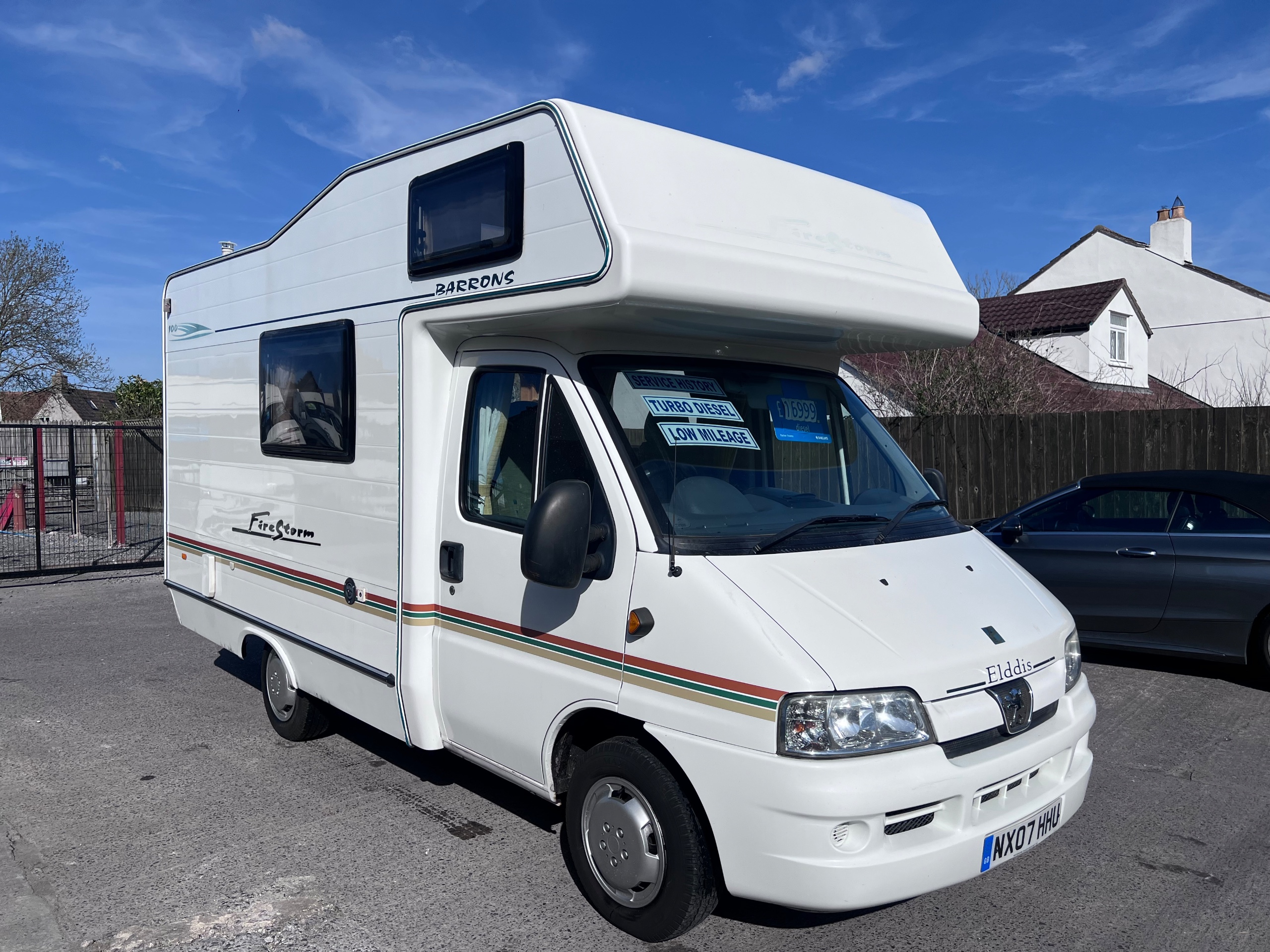 2007 Elddis Firestorm White