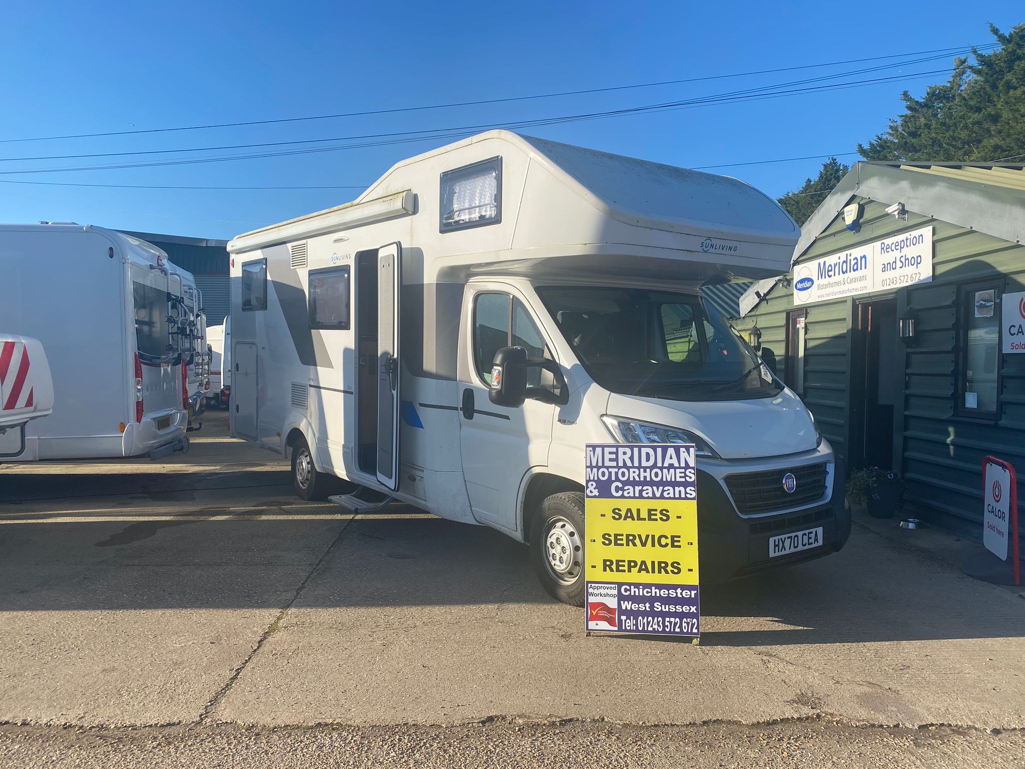 2020 Adria Sun Living White