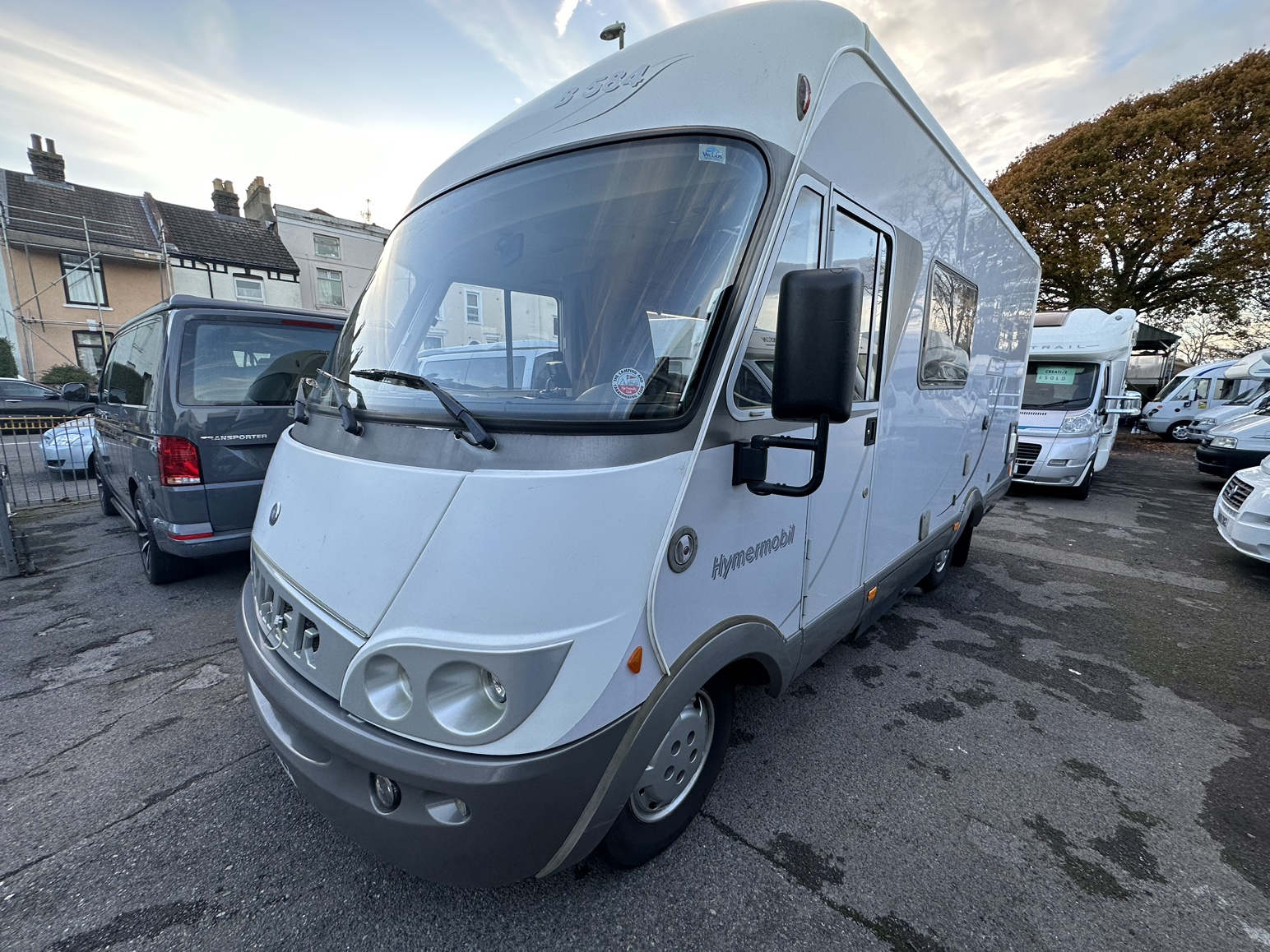 2006 Hymer B584 White/grey