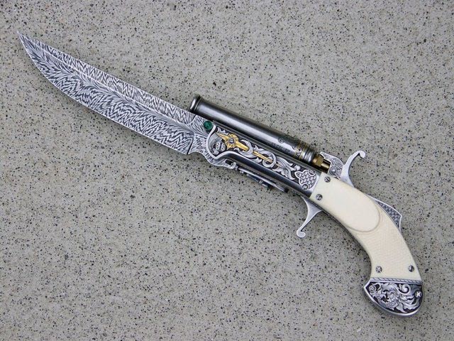 Real life gun blade