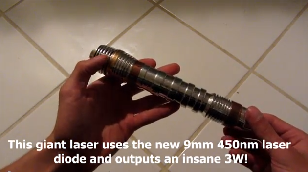 The best homemade lightsaber yet