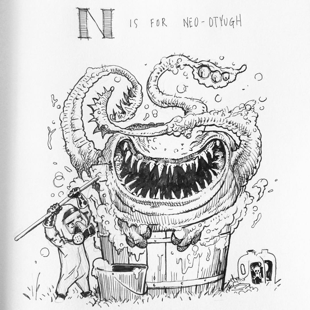 The illustrated Dungeons & Dragons alphabet