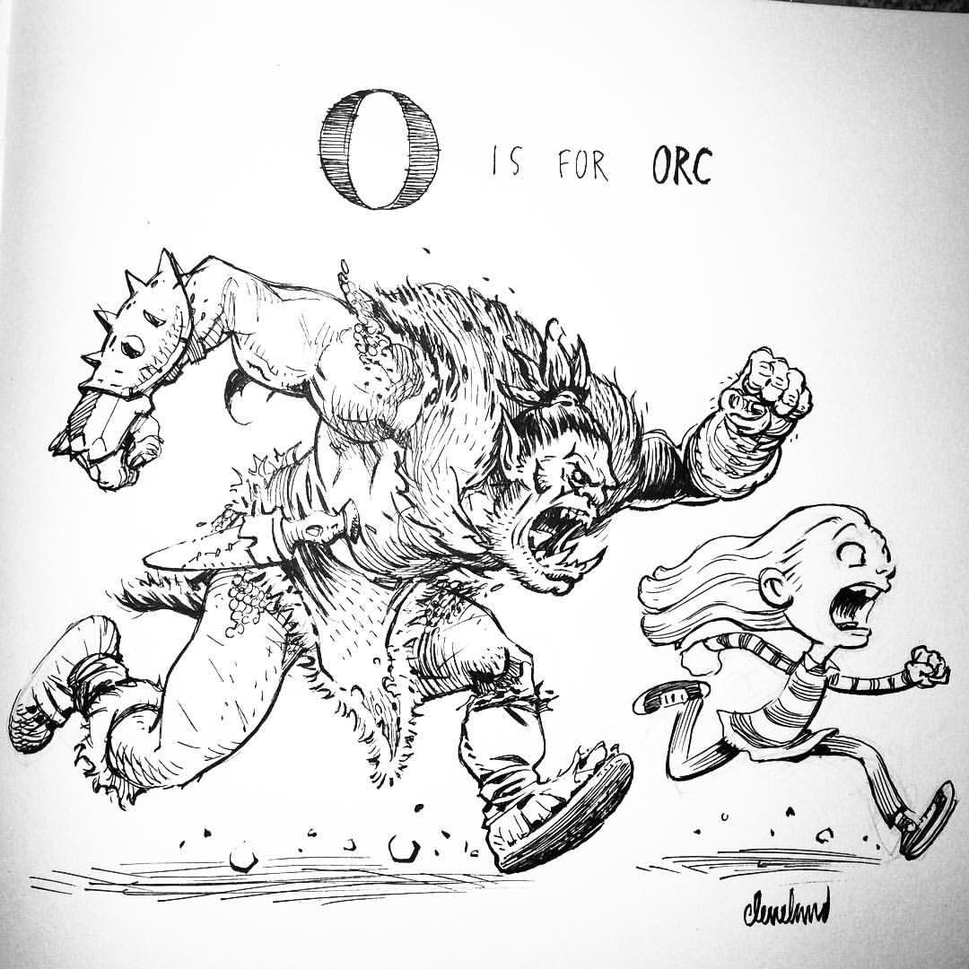 The illustrated Dungeons & Dragons alphabet