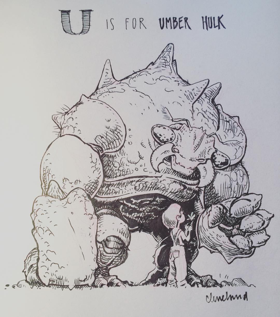 The illustrated Dungeons & Dragons alphabet