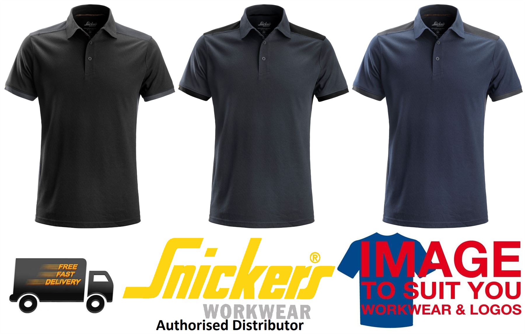 SNICKERS ALLROUNDWORK POLO SHIRT 2715 | eBay