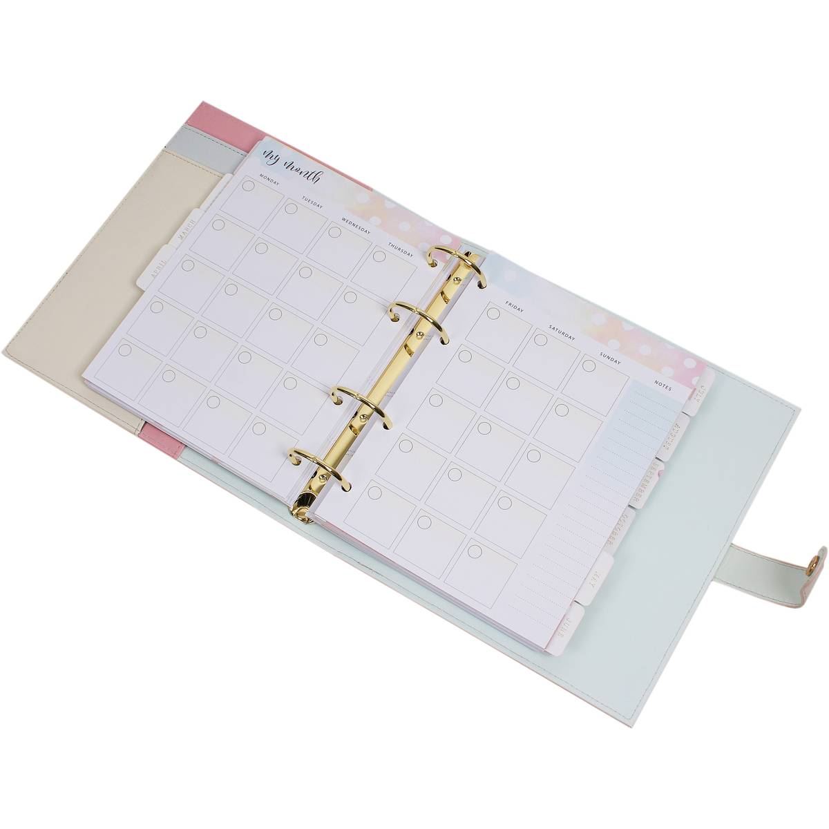 Noted Different Colours Luxury Planner Ring Binder Organiser Diary noted-different-colours-luxury-planner-ring-binder-organiser-diary
