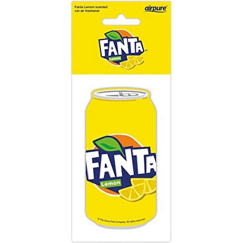 Fanta Car Air Freshener Fragrance Scent 2D - Lemon 5060194133279 | eBay