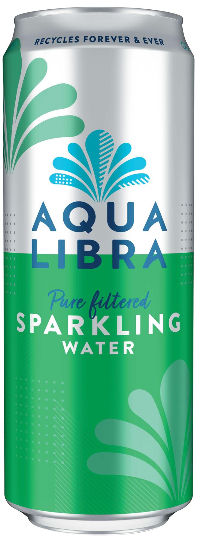 Aqua LIBRA CANS SPARKLING Water 24 X 330ml Aqua LIBRA CANS SPARKLING Water 24 X 330ml