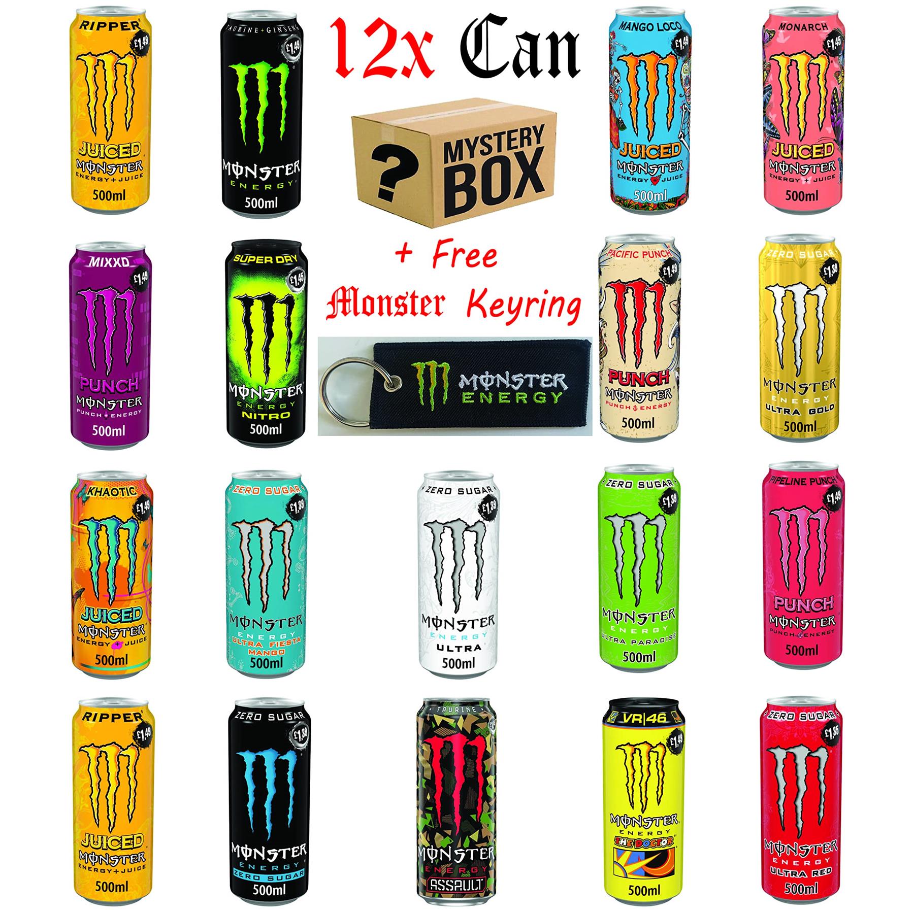 Monster Energy Random Mixed Variety Pack x12