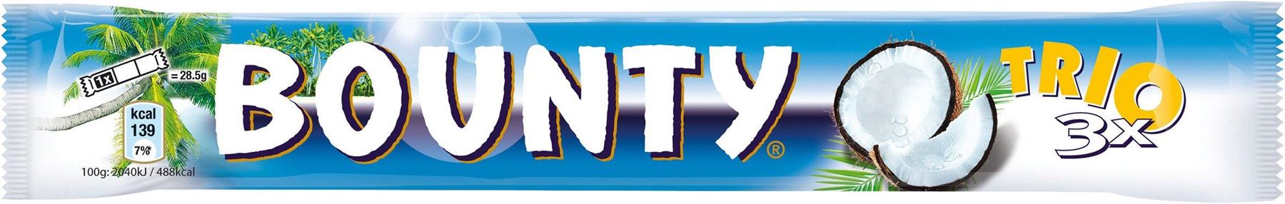 Bounty Milk Chocolate - Pack of 21 x 85G