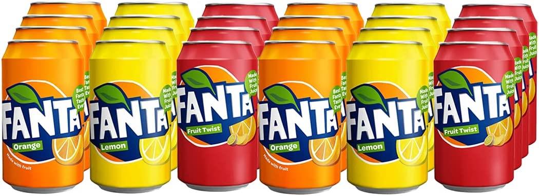 Fanta Cans Drink Mixed Case (24x330ml)