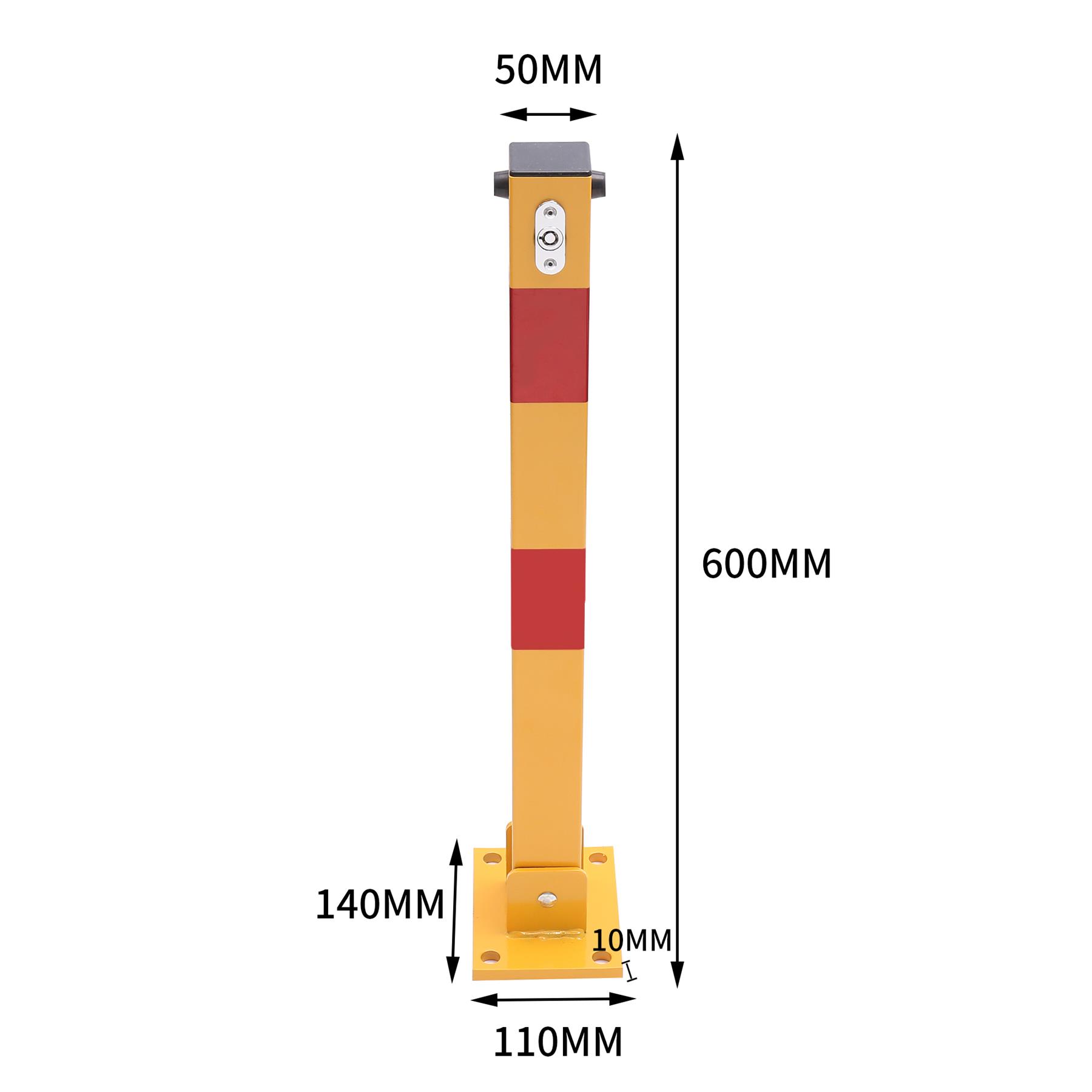 KATSU Car Parking Space Lock Bollard Driveway Folding Security Posts ...
