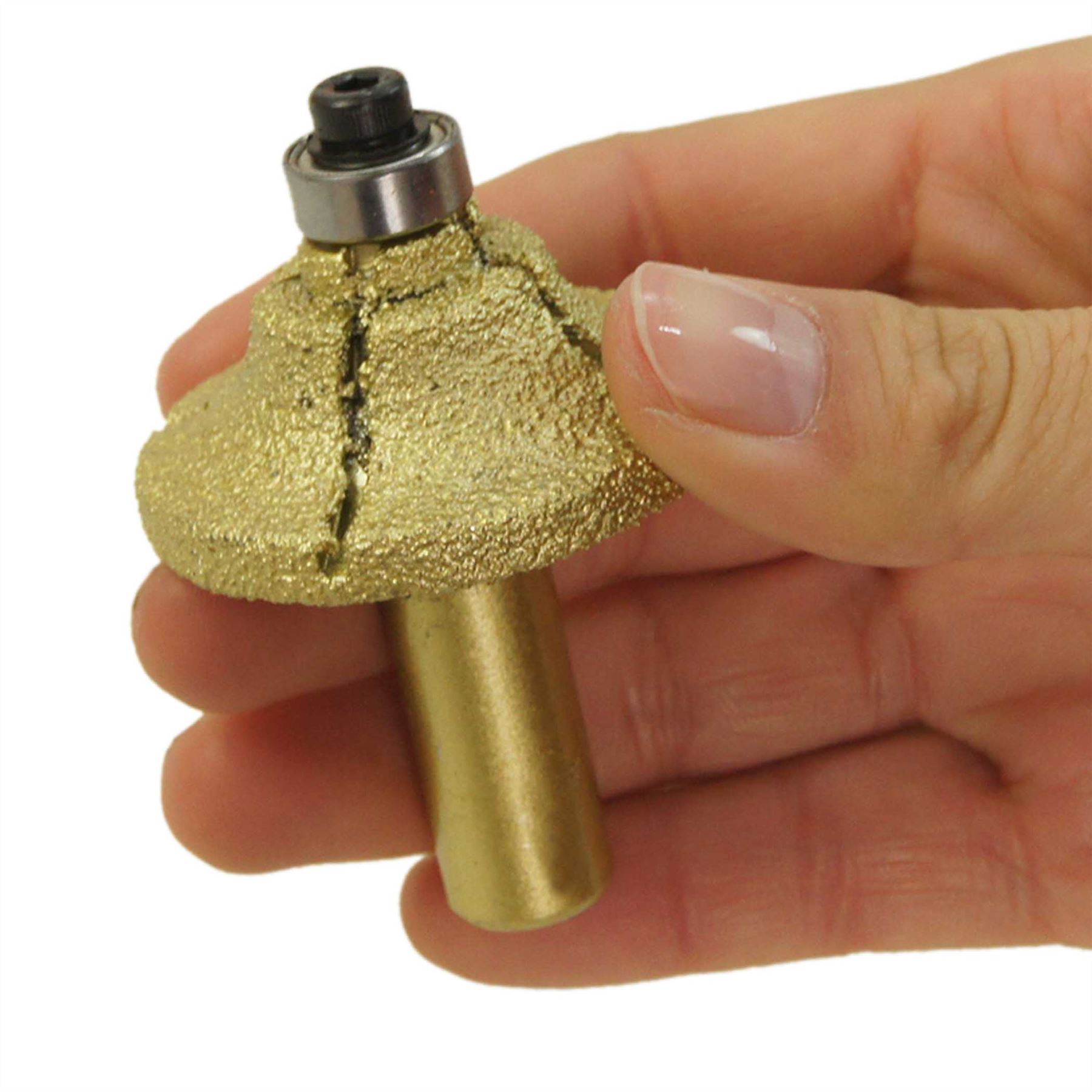 141551 Electroplated Diamond Stone Marble Grinding Edge Router Bit 15 ...