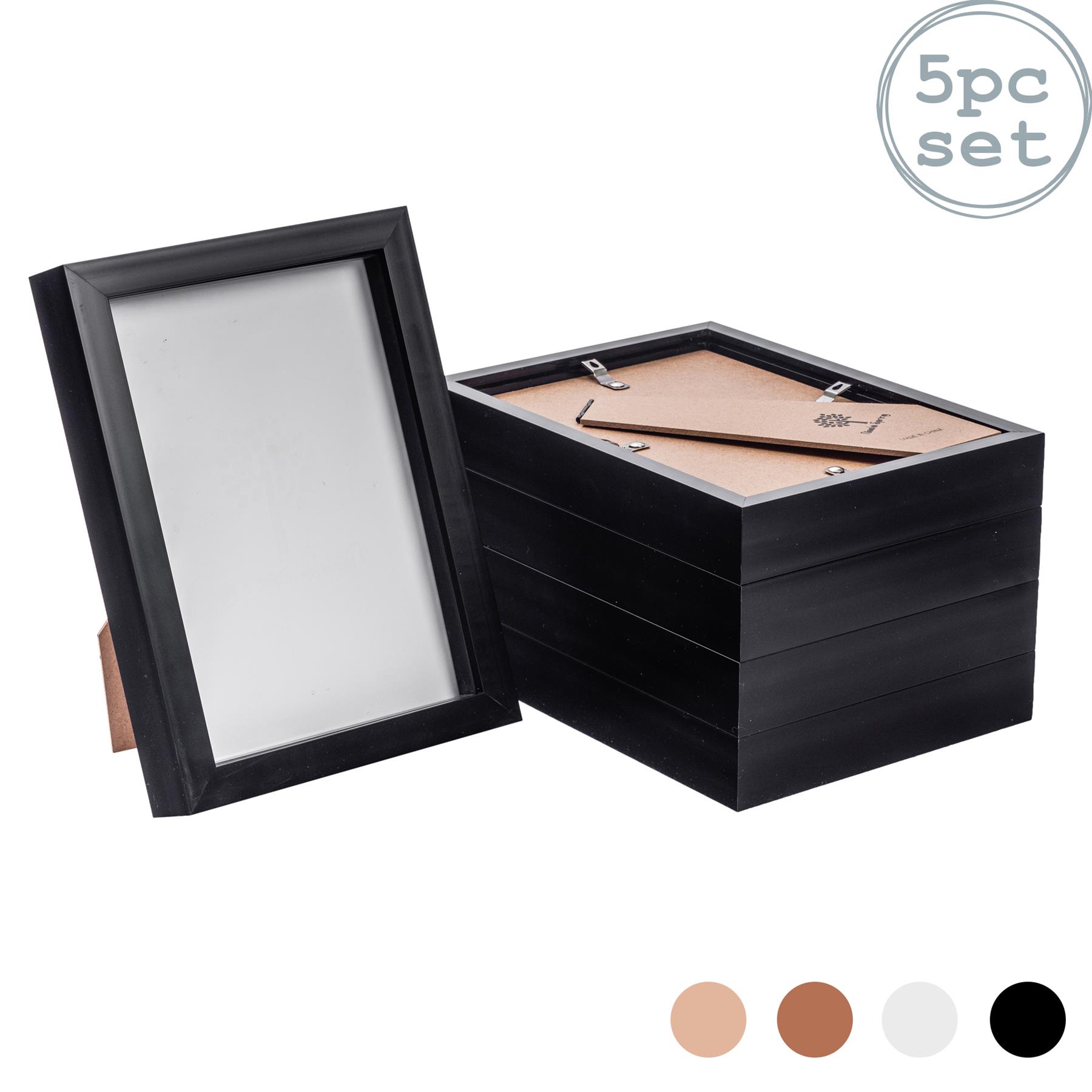Box Picture Frame Deep 3D Photo Display 6x8 Inch Standing Hanging Black ...