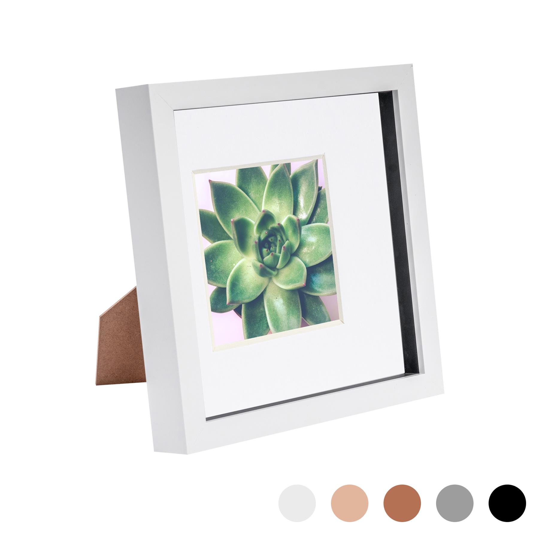 8 x 8 3D Box Frame Photo Picture Deep Display Shadow with Mount | eBay