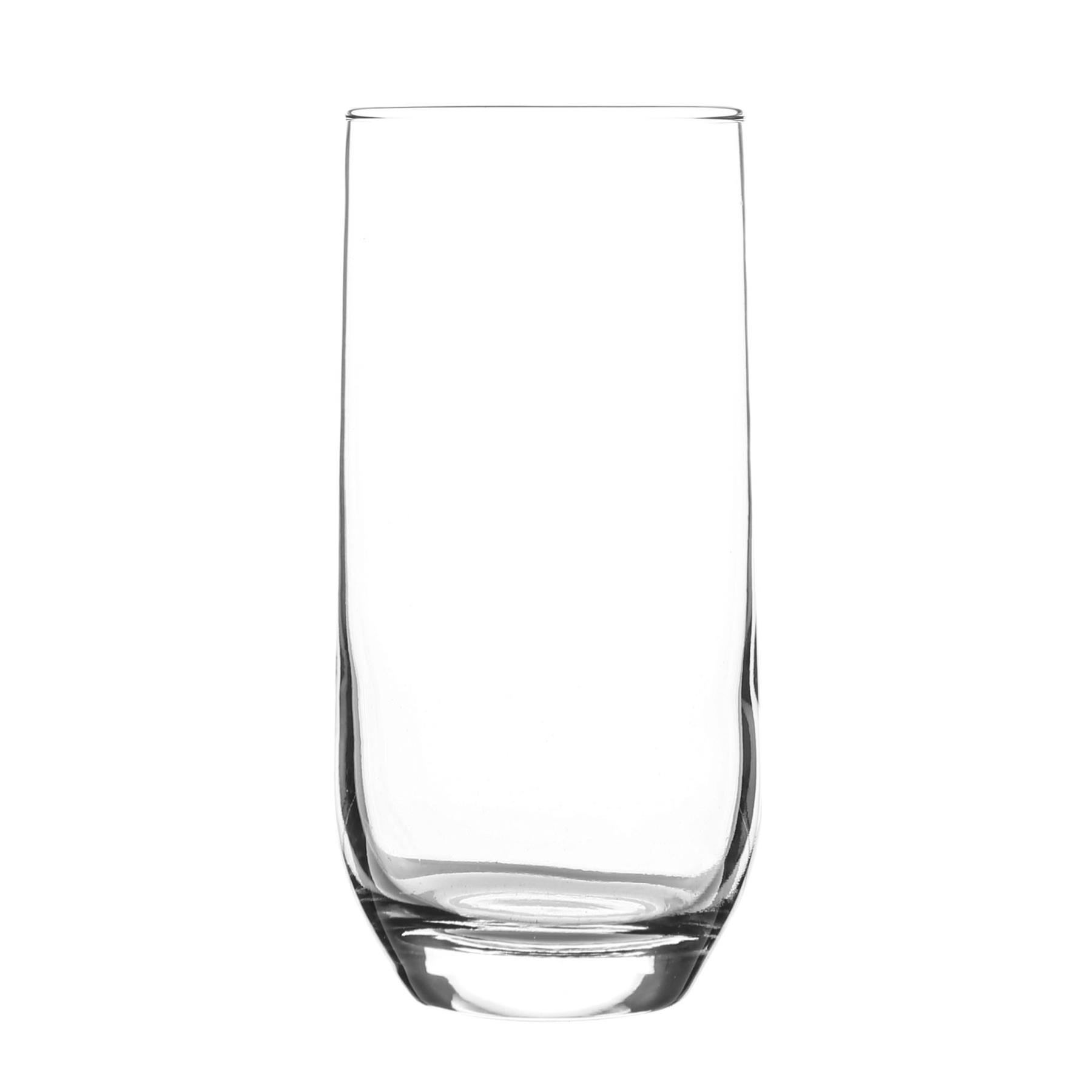 6x Sude Highball Glasses Modern Long Drink Glass Cocktail Tumblers ...