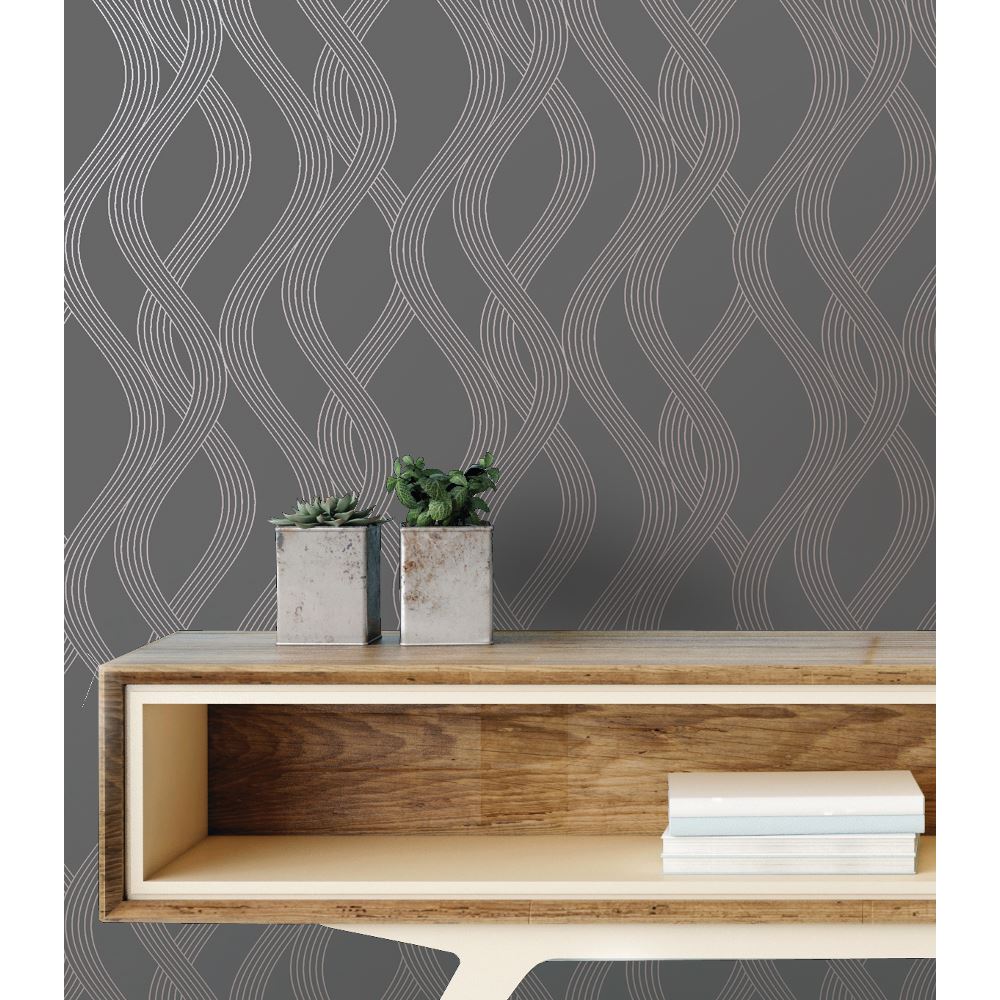 Stripe Swirl Metallic Motif Geometric Exclusive Holden Ripple Pattern ...