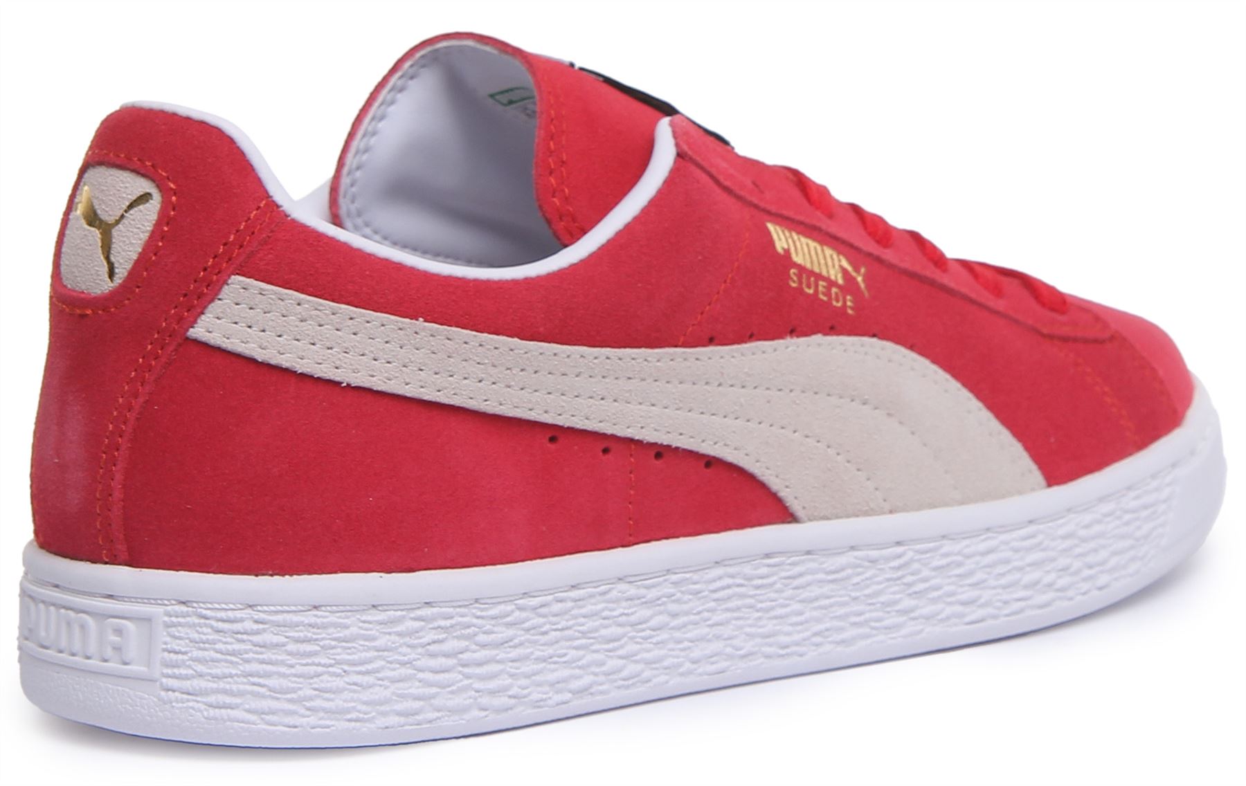 Puma Suede Classic Lace Up Trainers In Red Size UK 6 - 12 | eBay