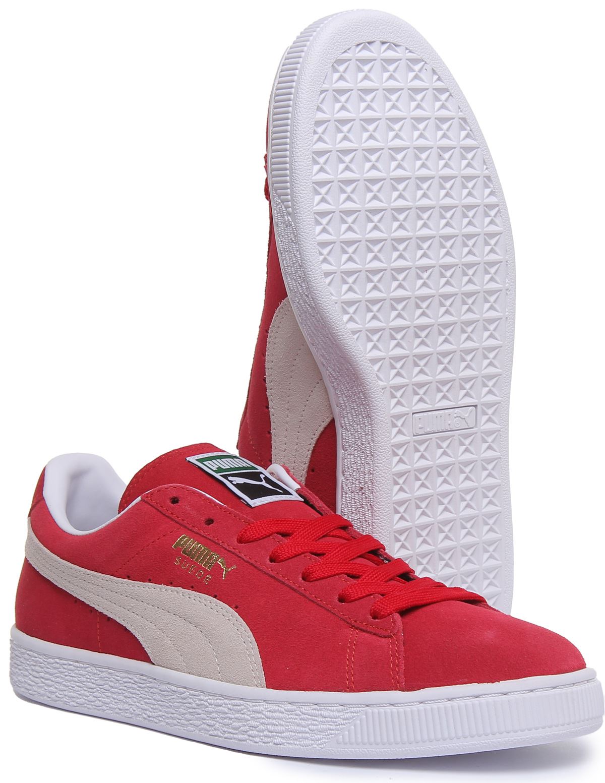 Puma Suede Classic Lace Up Trainers In Red Size UK 6 - 12 | eBay