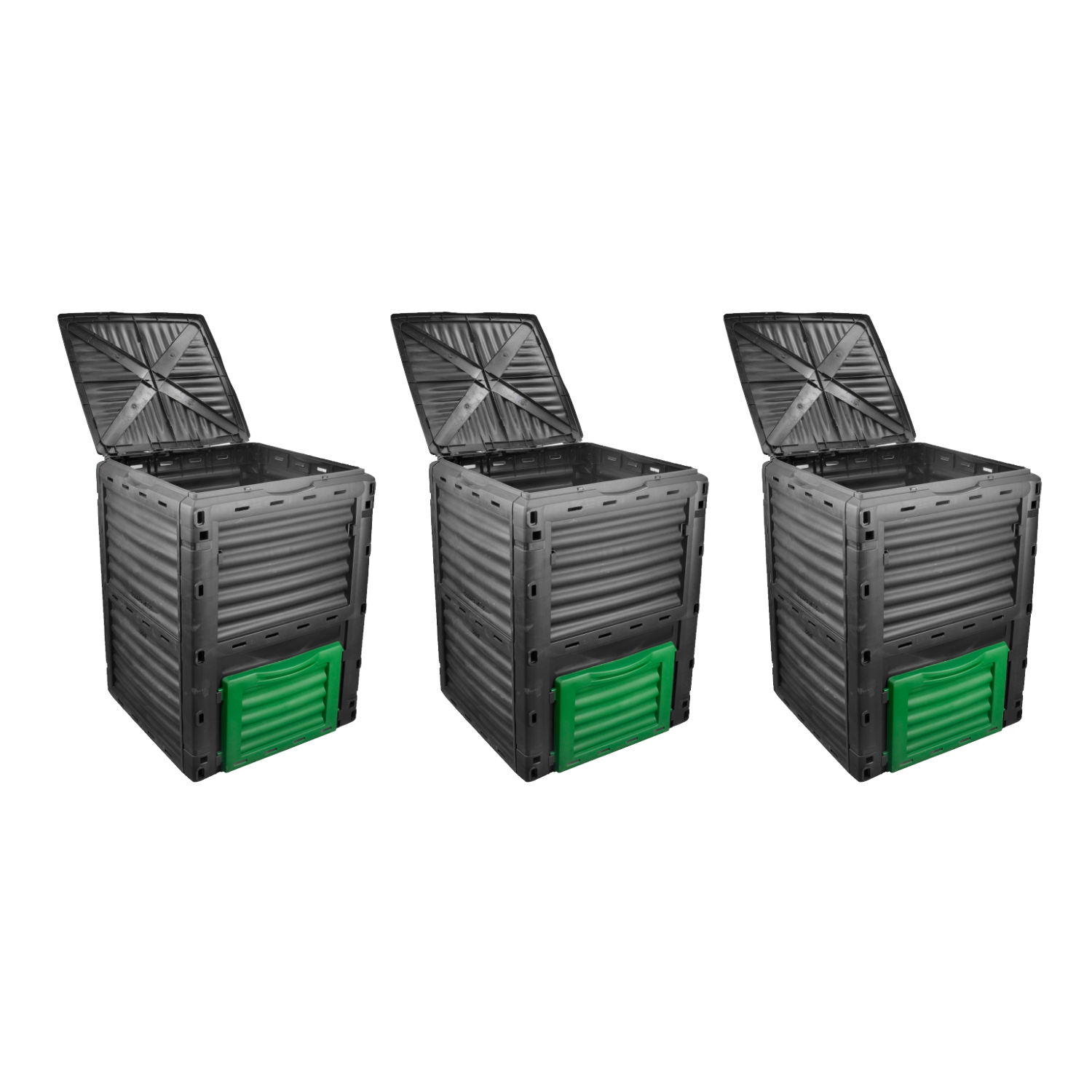 300-1200 LITRE EXTRA LARGE GARDEN COMPOST BIN ORGANIC WASTE STORAGE ...