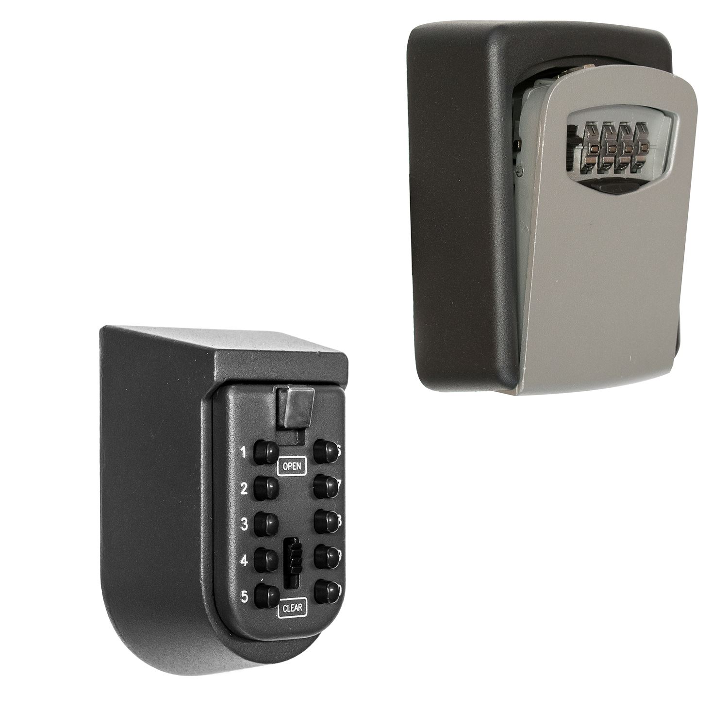 OUTDOOR HIGH SECURITY WALL MOUNTED KEY SAFE BOX SECURE LOCK COMBINATION ...