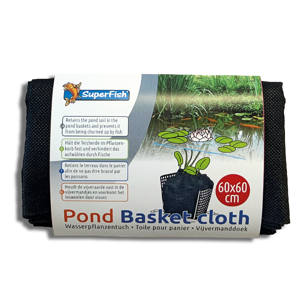 SUPERFISH POND BASKET CLOTH AQUATIC PLANTING LINER FABRIC FOR PLANT ...