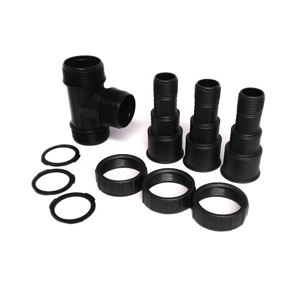 MULTI-STAGE TEE T CONNECTOR 3 WAY HOSE PIPE ADAPTER 1.5/1.25/1/0.75/0.5 ...