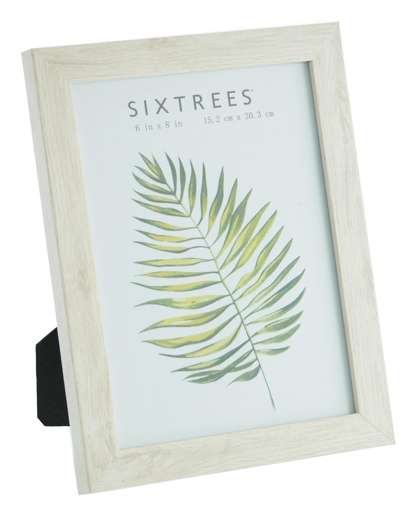 SIXTREES LASER WHITE Oak Photo Frames Single and Multiple Aperture. £16 ...