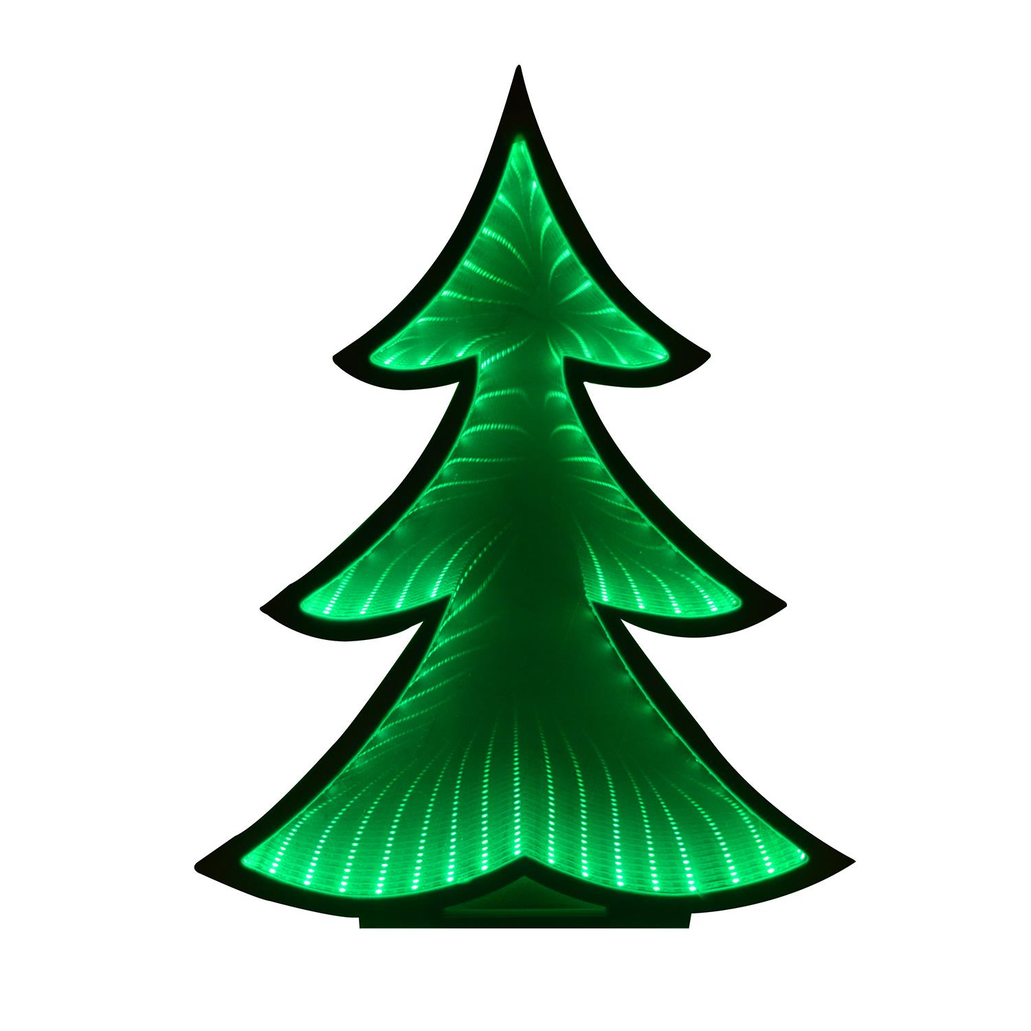 Infinity LED Santa Xmas Tree Snowman Reindeer Xmas Light up Decoration ...